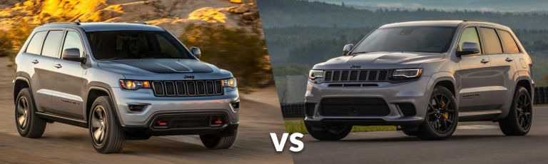 Jeep Grand Cherokee Trailhawk vs. Trackhawk | Tim's Truck Capital Blog